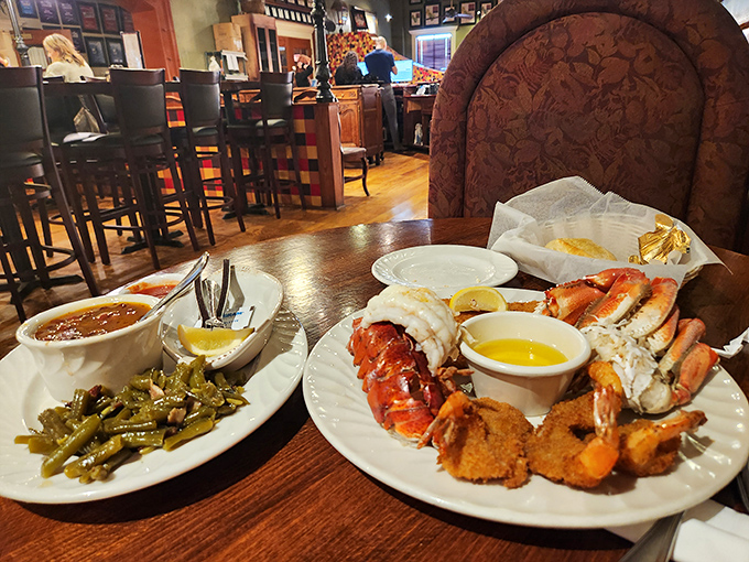 The ocean called and sent its finest ambassadors&mdash;lobster tail and jumbled shrimp that make you wonder why you ever lived inland.