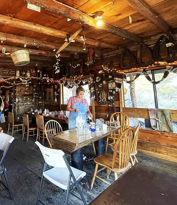 The staff sets tables with the calm efficiency of people who know they're about to change someone's day for the better.