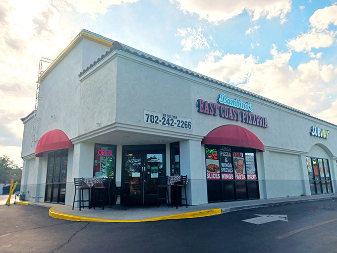 Bambino's: Those red awnings signal pizza salvation like beacons in a sea of strip mall sameness. East Coast attitude with Nevada hospitality.