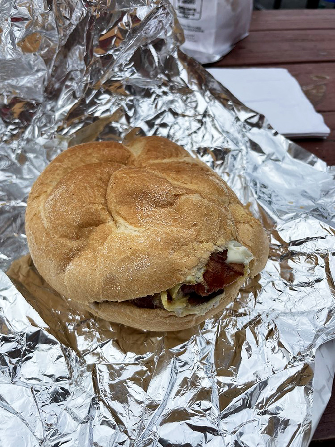 Breakfast sandwiches that make morning people out of night owls. Worth setting an alarm for, even on weekends.