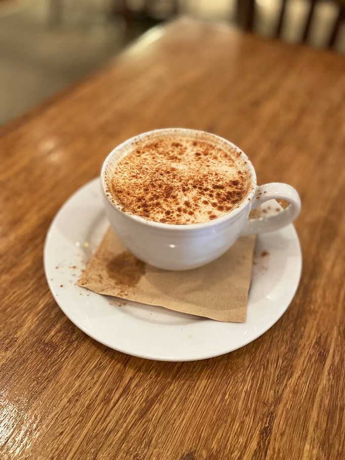 This isn't just coffee&mdash;it's a morning meditation in a cup. The perfect companion to whatever breakfast magic you've ordered.