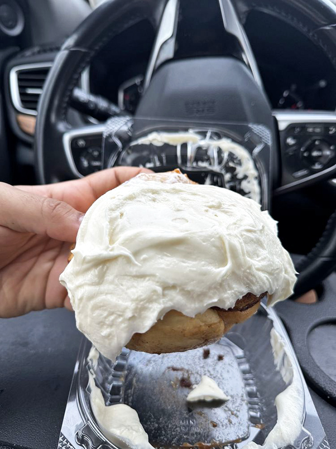 The cinnamon roll that makes you understand why people line up at dawn&mdash;worth setting an alarm for even if you're firmly anti-morning.