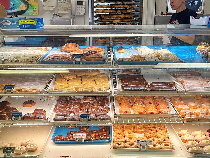 The display case at Old Town isn't just filled with donuts&mdash;it's showcasing edible art that happens to pair perfectly with coffee.