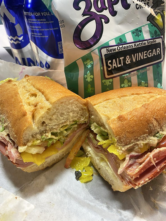 This sub isn't just a sandwich; it's a commitment. Layer upon layer of Italian meats and cheese create a masterpiece worthy of its name.