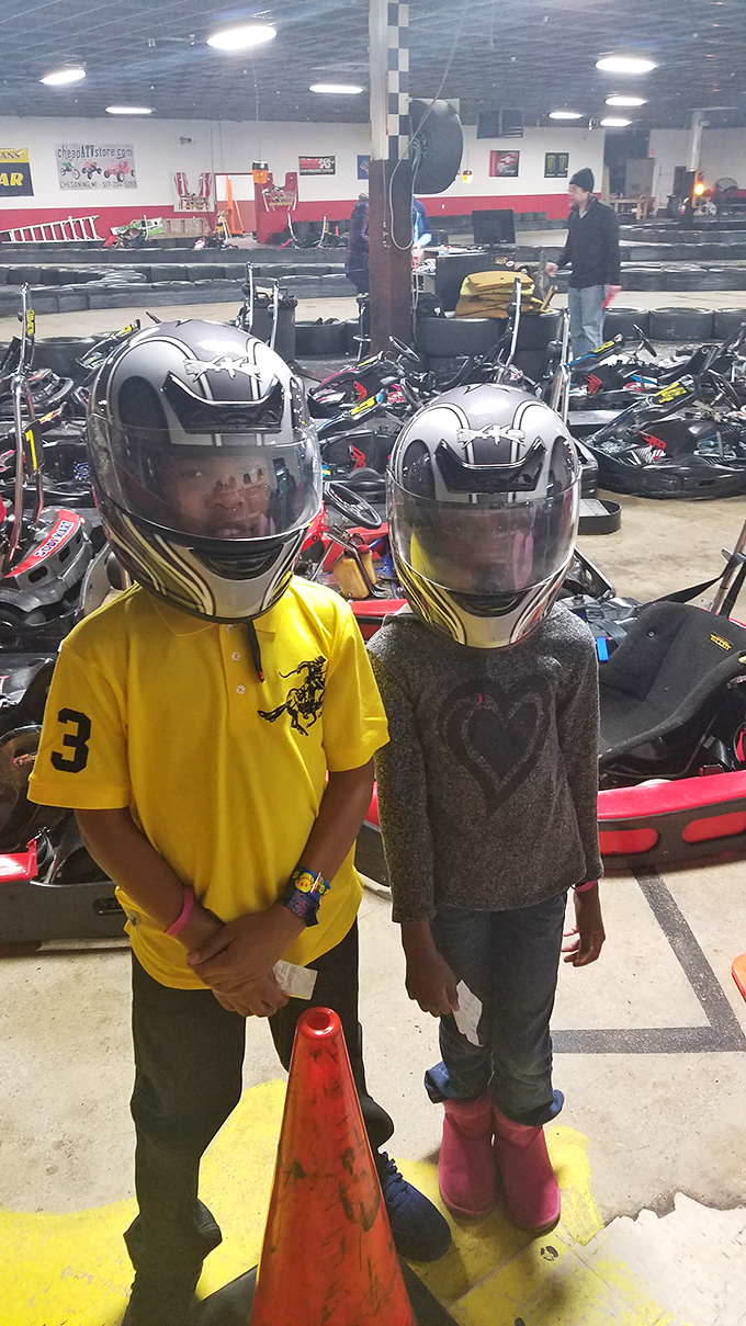 Like pilots preparing for takeoff, these racers check their equipment with the seriousness of professionals and the excitement of kids on Christmas morning.