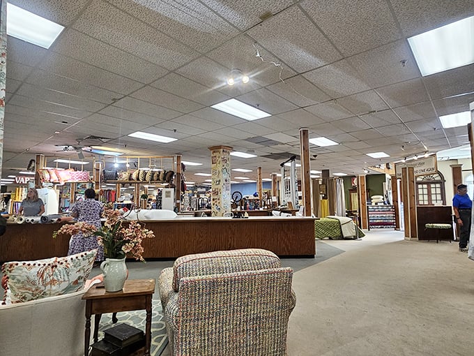 The main showroom&mdash;where "I'm just browsing" turns into "I need a bigger car" within minutes.