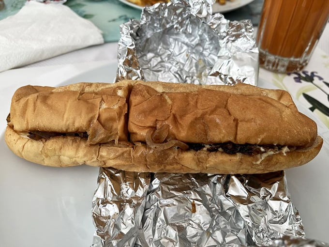 This isn't just a sandwich&mdash;it's a monument to the timeless marriage of steak and cheese. A commitment to deliciousness in every bite.