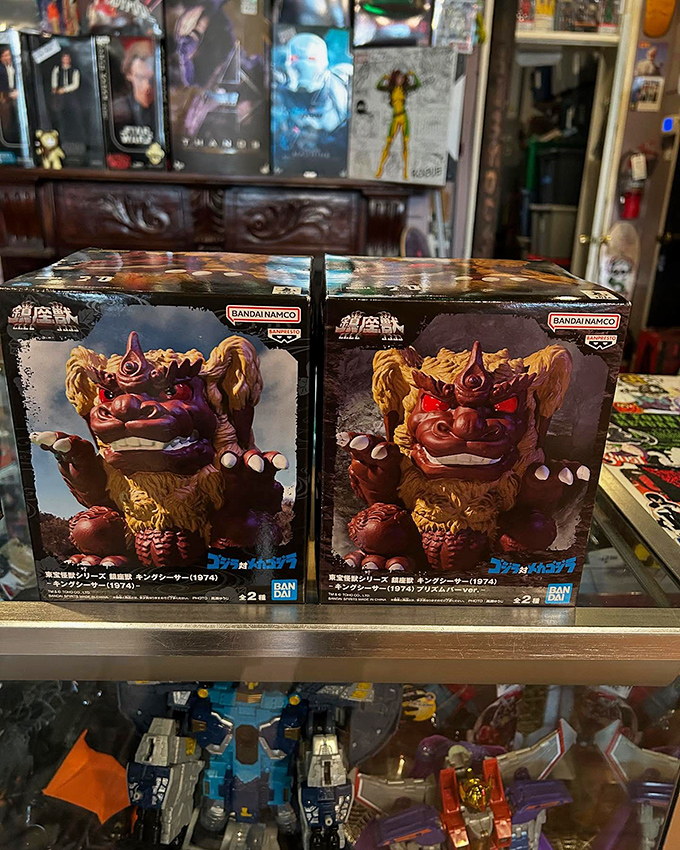 These Japanese monster figures from Bandai Namco prove that kaiju culture transcends borders. Their fierce expressions and intricate details showcase why Japanese toys remain collector favorites.