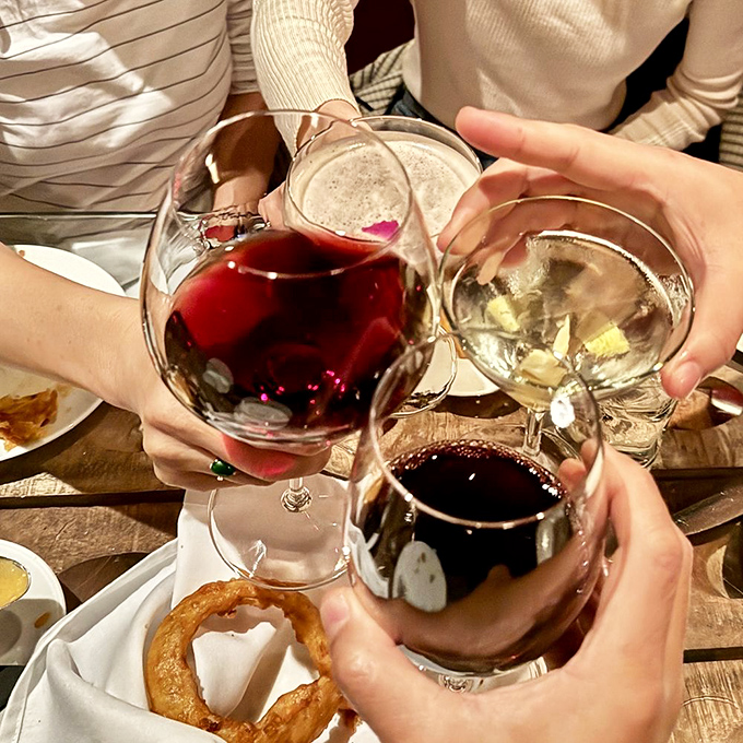 Here's to good friends, great conversations, and glasses that never stay empty for long. Cheers to the moments that matter!