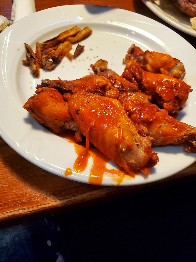 These wings aren't messing around&mdash;they've committed to their sauce relationship and aren't afraid to show it. Bold, saucy, and unapologetically delicious.