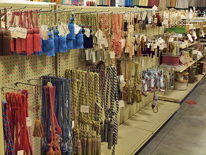 Trim heaven! A wall of finishing touches that can elevate your project from "homemade" to "where did you buy that?"