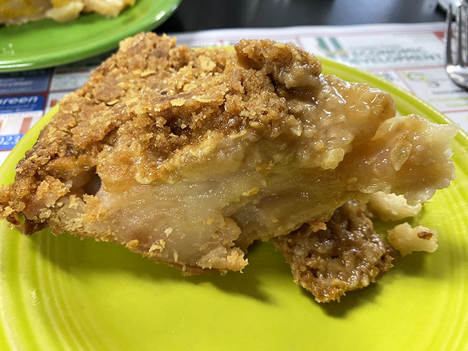 Apple pie so honest it could run for office&mdash;golden crust that shatters just right, revealing the perfect sweet-tart filling hiding underneath.