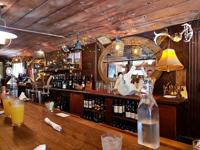 The bar isn't just serving drinks; it's preserving a piece of California history. Every bottle has a story waiting to be poured.