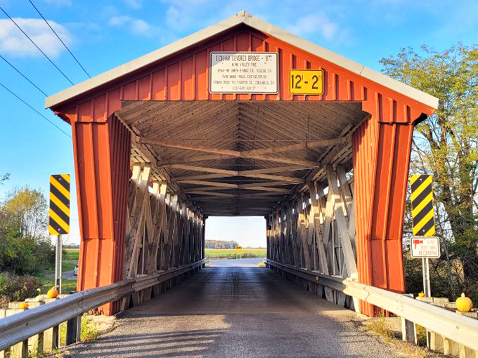 This covered bridge doesn't just connect two banks&mdash;it's a time machine to when travel was about the journey, not just the destination.