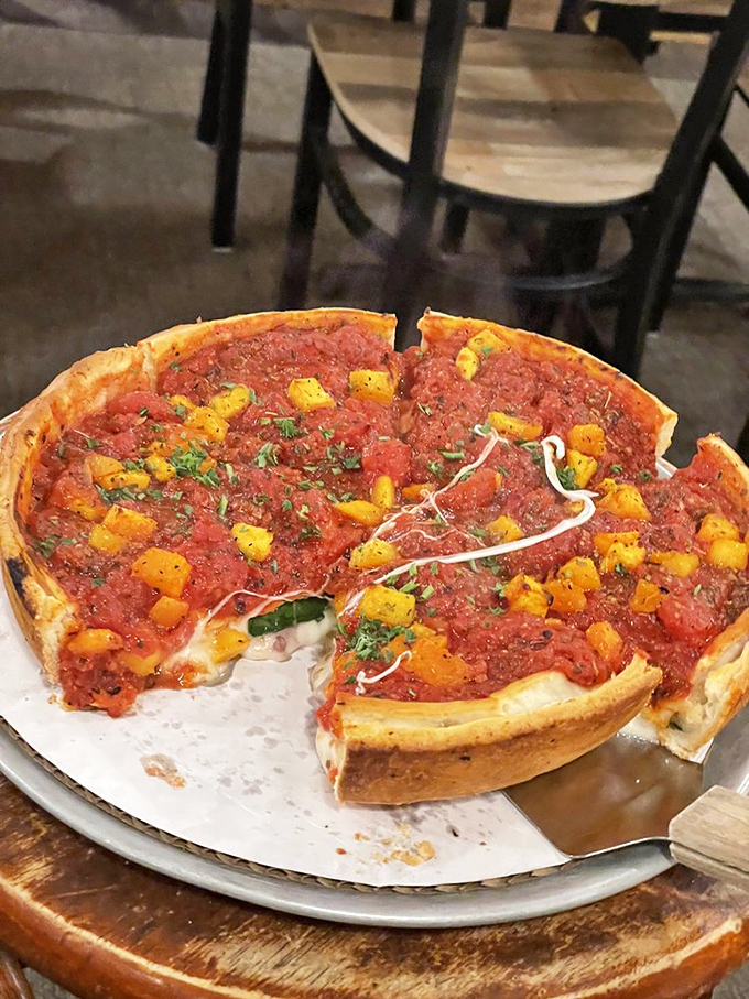 Butternut squash on pizza? Trust me on this one. Those golden cubes add sweet earthiness that pairs magically with the tangy sauce.