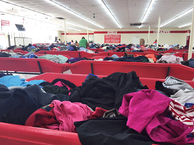 Bins of possibility where the true thrifting warriors dive deep. This isn't shopping&mdash;it's excavation with fashion benefits.