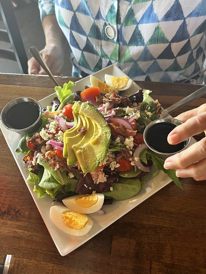 This salad isn't just the token healthy option&mdash;it's a genuinely delicious creation worthy of its place among the cheesy stars.