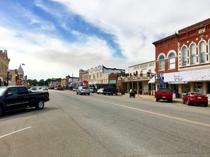 Council Grove's historic Main Street looks like a movie set, but these buildings have witnessed real American history unfolding.