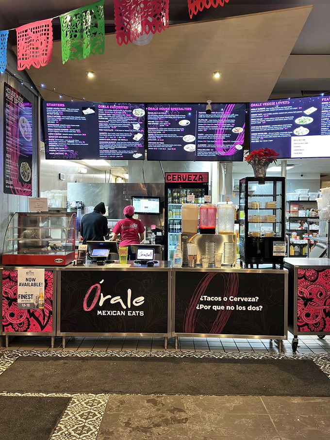 Order here for happiness—the digital menus a modern touch in a restaurant that honors tradition in every dish that comes out of the kitchen.