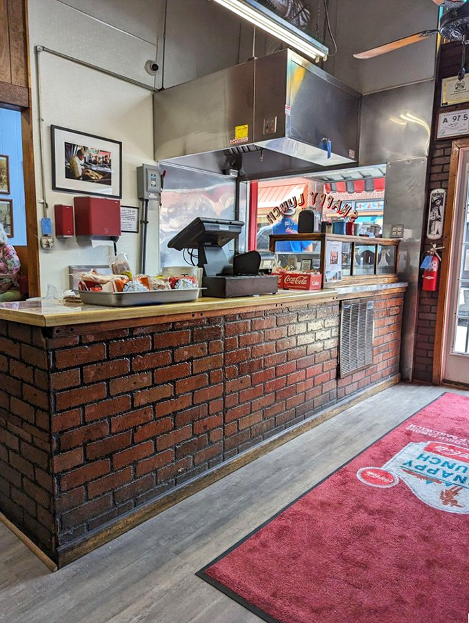 At this counter, orders are called out with the familiar cadence of a place where "the usual" means something personal.