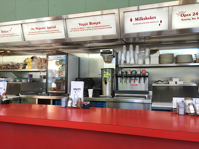 Behind that counter lies a world of possibility, where milkshakes are born and breakfast dreams come true all day long.