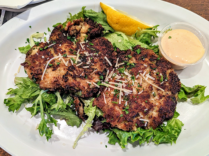 These aren't just crab cakes&mdash;they're crispy-edged discs of ocean flavor that make you wonder why you'd eat anything else.