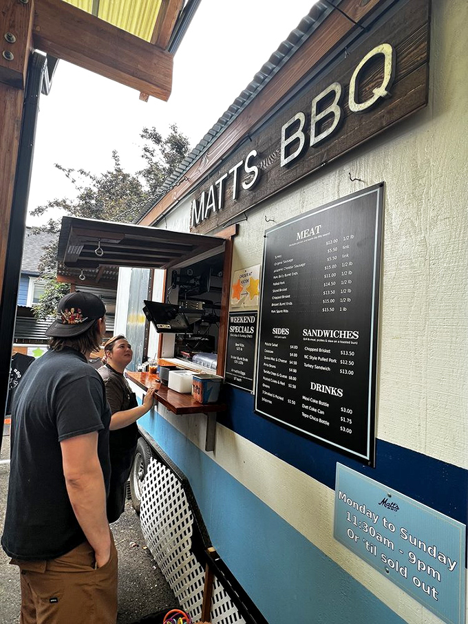 The line forms early at Matt's, where barbecue devotees gather in a daily ritual of anticipation. Some things are worth waiting for.