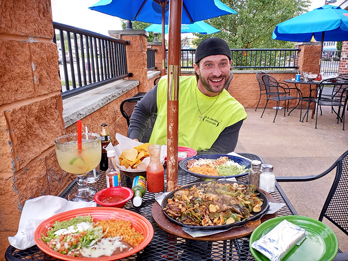 Outdoor dining with a side of sunshine. When Mexican food meets fresh air, even the chips taste like they've been on vacation.