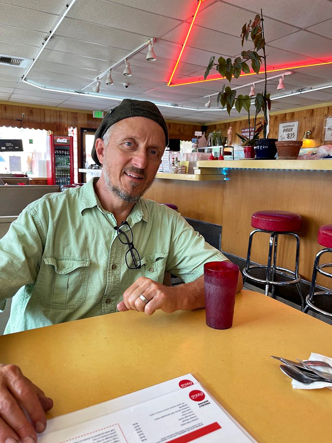 Every classic diner needs a regular &ndash; that person who's seen it all, from the morning rush to the pie display getting dangerously low.