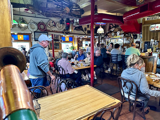 The dining room buzzes with the happy murmur of satisfied customers&mdash;some who've been coming for decades, others making their first delicious discovery.