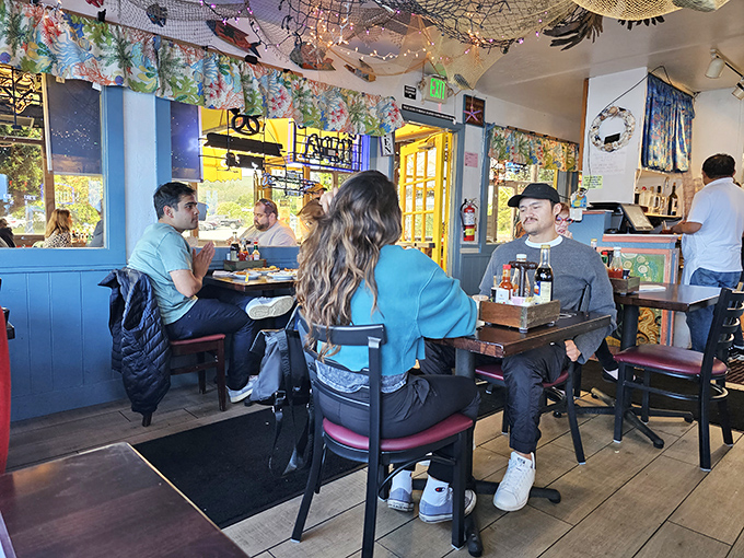 Where strangers become friends over seafood. The casual, convivial atmosphere at Barbara's Fishtrap is as nourishing as the food itself.