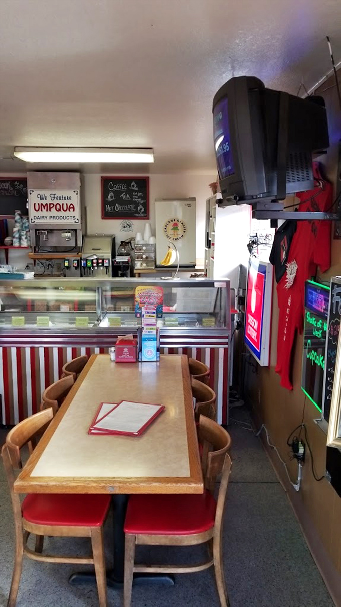 Cozy booths and vintage d&eacute;cor create that "everybody knows your name" vibe that chain restaurants spend millions trying to replicate.