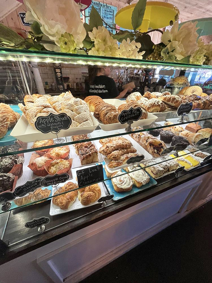 This display case isn't just showing pastries&mdash;it's exhibiting edible art that belongs in both museums and your immediate future.