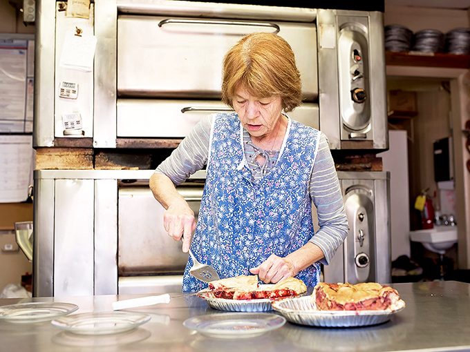 Behind every perfect pie is a skilled hand and years of practice&mdash;this is where the magic happens, one crimped edge at a time.