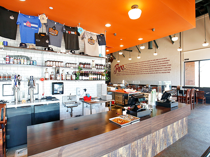 A temple of smoke where barbecue pilgrims gather. Notice how nobody's looking at their phones? That's the power of great food.
