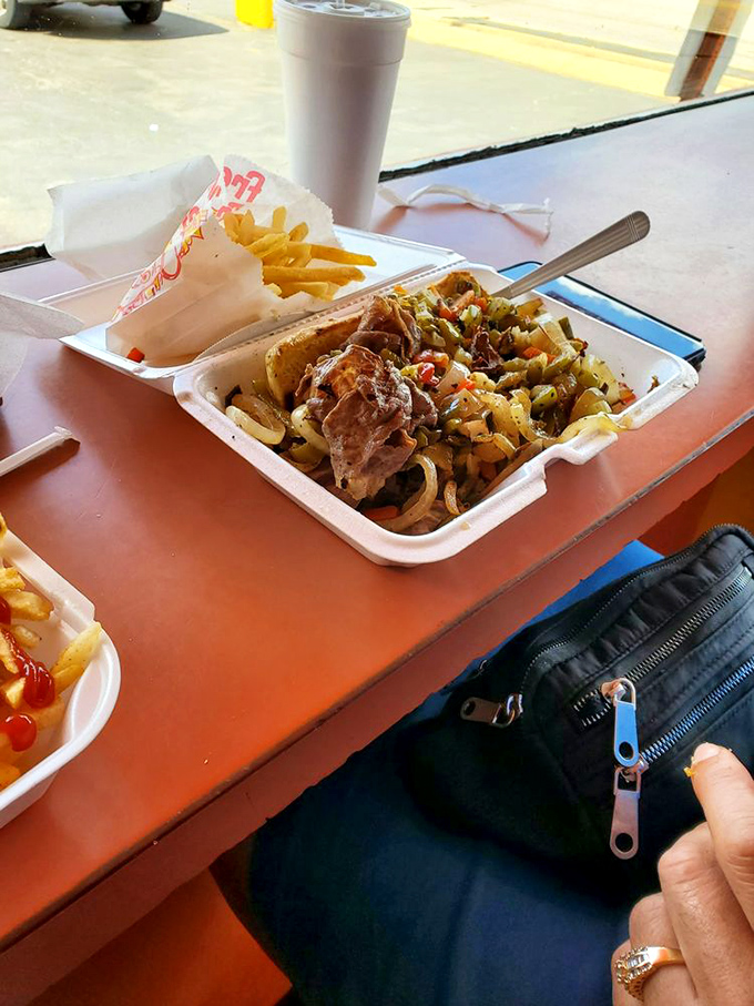 This Italian beef sandwich contains multitudes. The glistening meat and peppers aren't just toppings&mdash;they're a philosophy about how life should be lived.