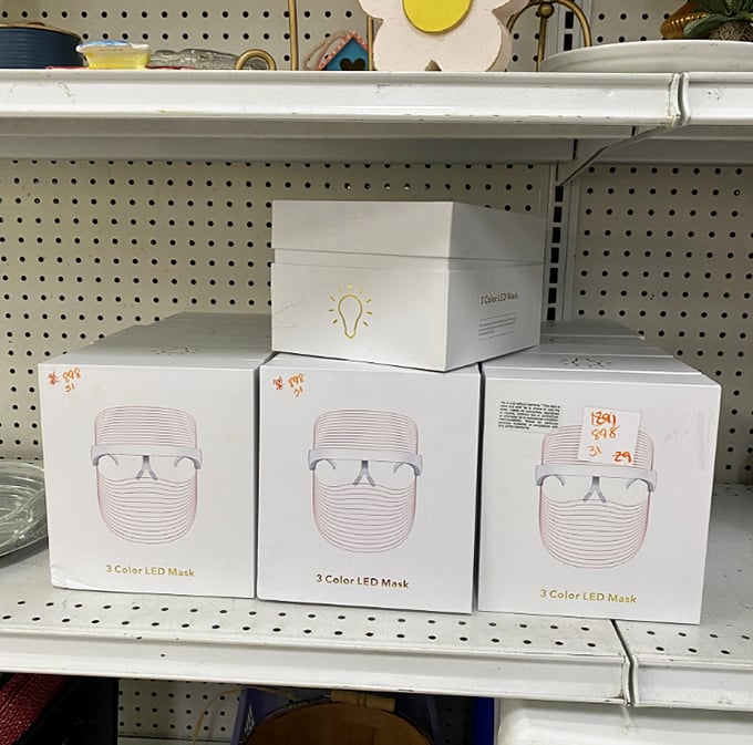 LED face masks that look straight out of a sci-fi movie from the '80s. Yesterday's beauty technology at today's bargain prices&mdash;the future of skincare from the past.