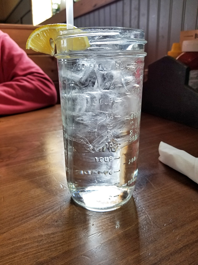 This isn't just lemonade; it's summer in a glass, served with a slice of lemon that's basically just showing off at this point.