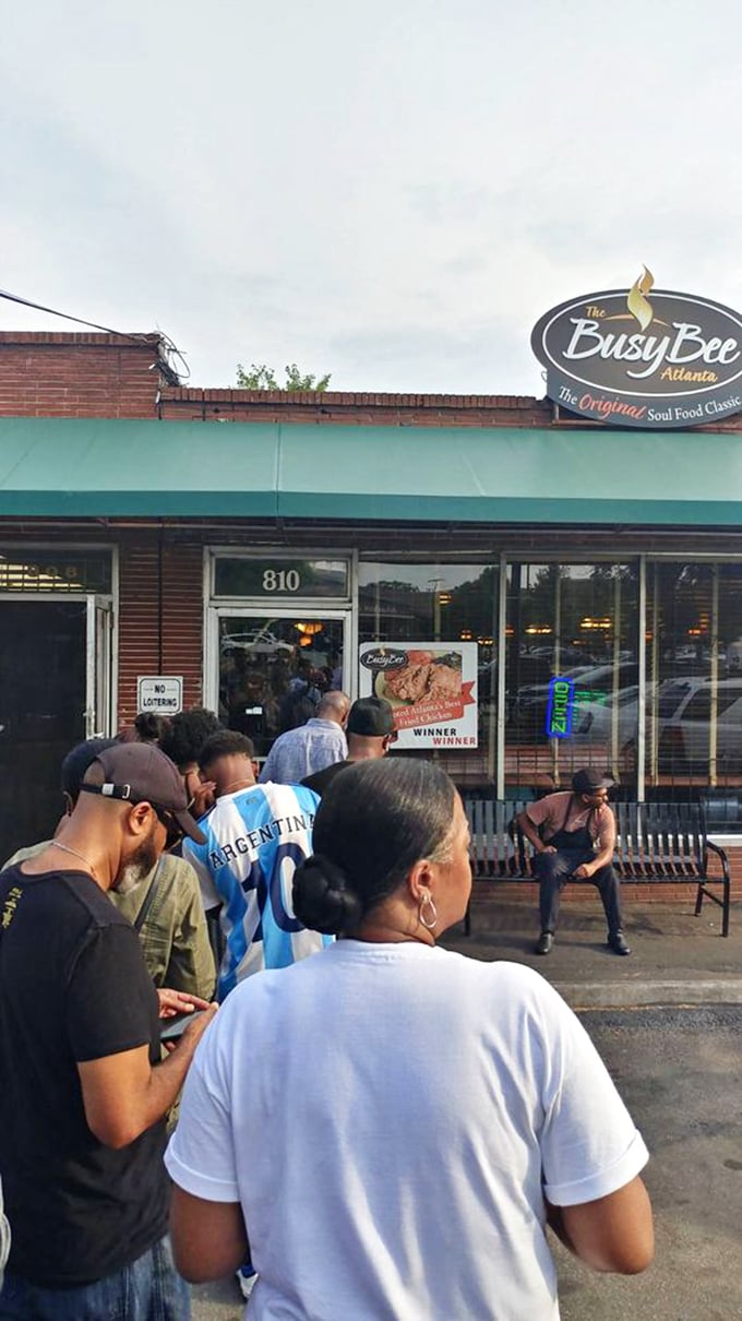 The line outside isn't a deterrent&mdash;it's a promise. These patient pilgrims know that greatness can't be rushed, whether it's aged bourbon or perfectly fried chicken.