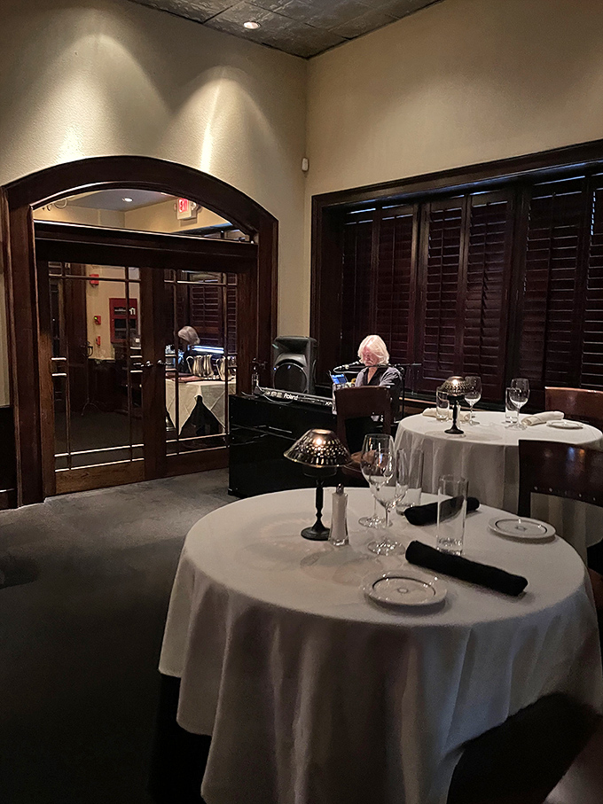 Live piano adds that perfect soundtrack to your meal&mdash;because great steak deserves its own background music.