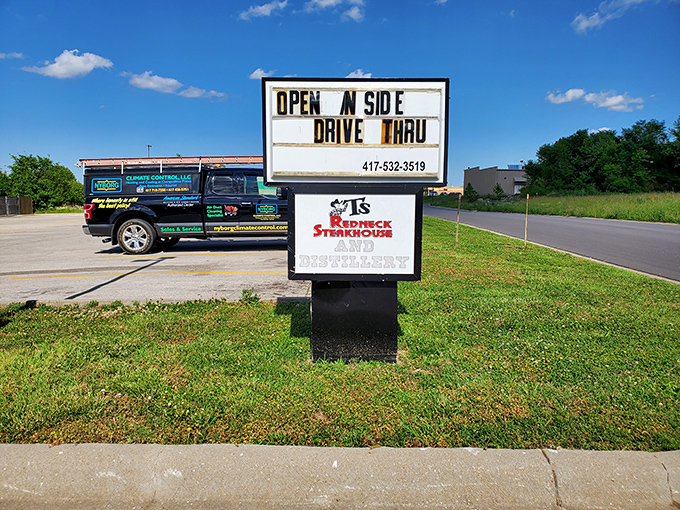 The roadside signage stands like a beacon to hungry travelers—part promise, part challenge: "Yes, we really are that good."