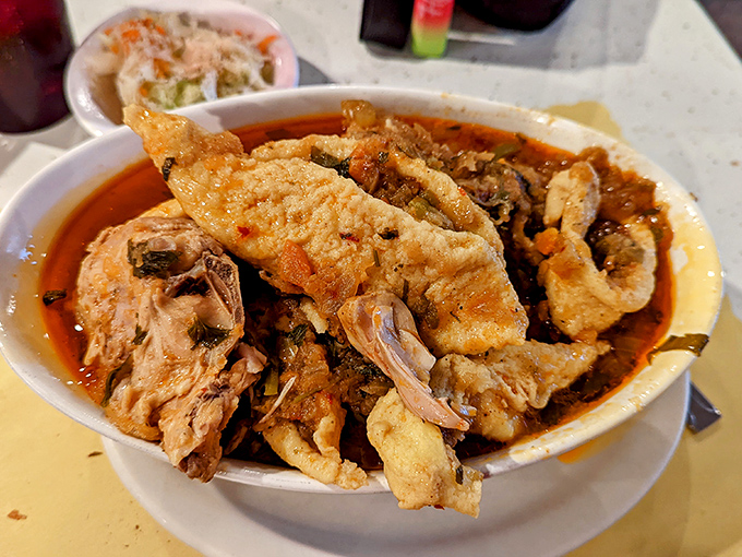 Chicken Paprikash that would make any Eastern European grandmother nod in approval. Swimming in sauce is the only way to travel.