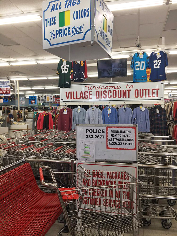 A shopping cart filled with potential&mdash;each item representing someone's "Aha!" moment. The thrill of the thrift store haul is knowing you've rescued hidden gems.