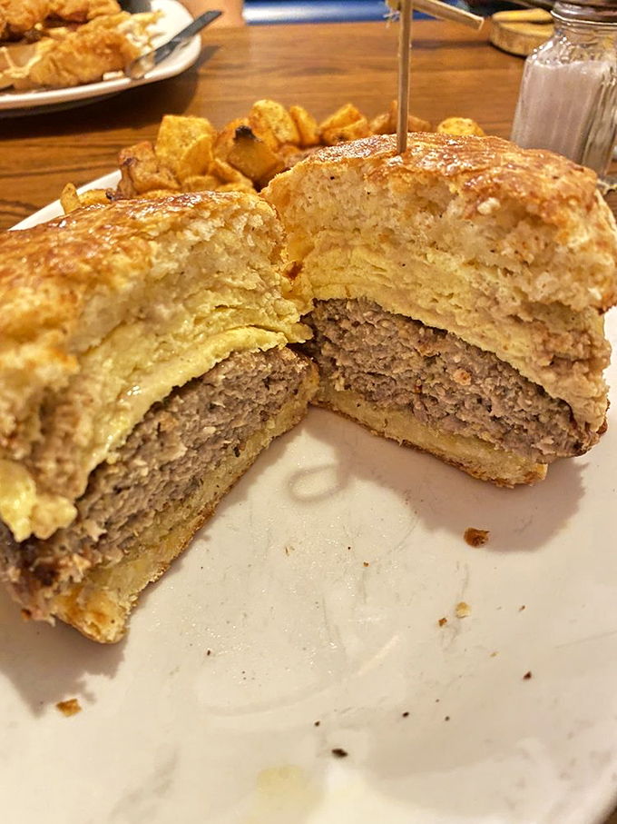 The inviting bar area where breakfast cocktails are elevated to an art form. Morning libations never looked so tempting in these mountain surroundings.