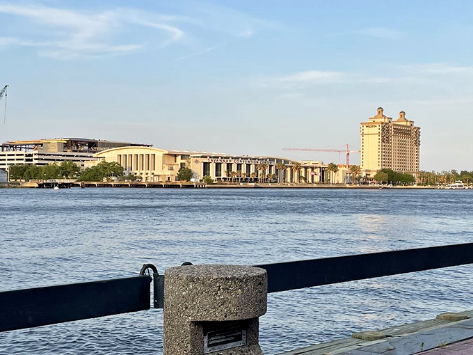 The Savannah River flows past like liquid history&mdash;the same waters that brought the first settlers now brings a peaceful backdrop to your meal.