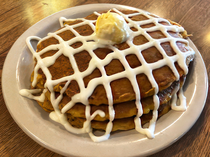 The dining room buzzes with the happy murmur of folks who've discovered what good eating is all about.