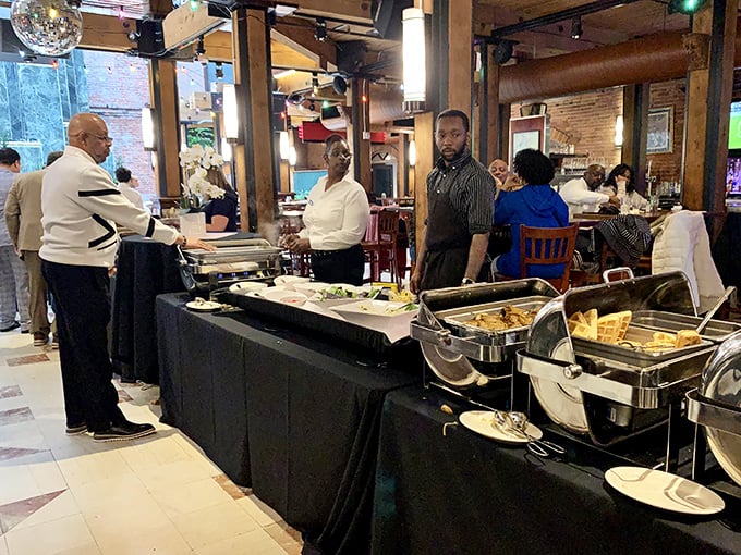 Behind every great buffet stands a team of culinary professionals wondering why you're taking so many bread rolls. The backbone of Detroit's dining scene.