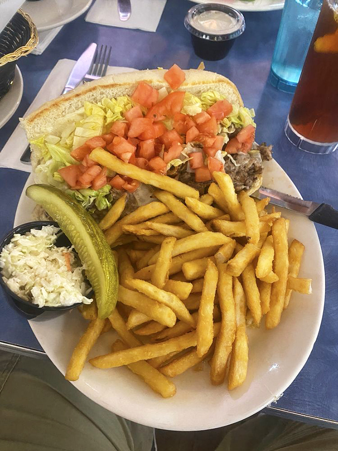 A sandwich that requires both hands and several napkins&mdash;the universal sign of something worth every messy, delicious bite.