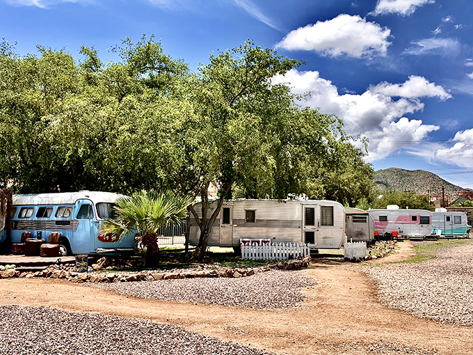 The Shady Dell's vintage trailers are time capsules with plumbing&mdash;mid-century modern meets desert chic for the nostalgic traveler.