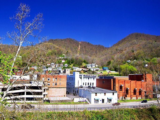 Logan's buildings seem to grow organically from the valley floor, creating a townscape that's both distinctly Appalachian and uniquely its own.